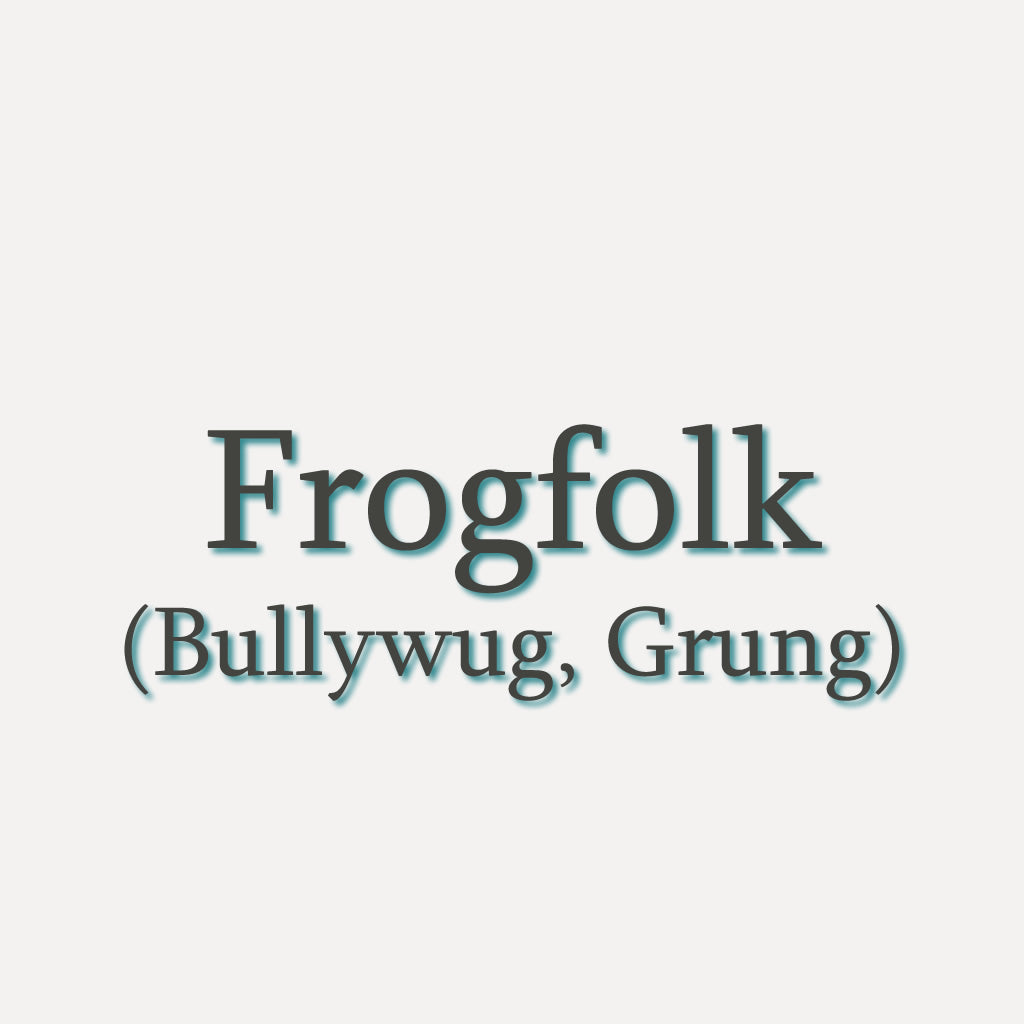 Frogfolk (Bullywug, Grung) Miniatures - Empire of Minis