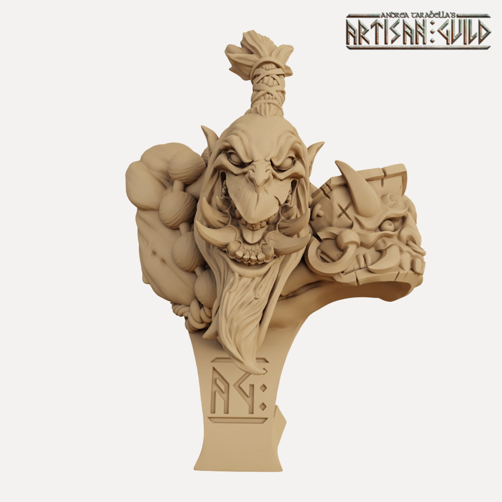 Yoshigruzu, the Oni Clan Leader - 3D Printed Bust — Empire of Minis