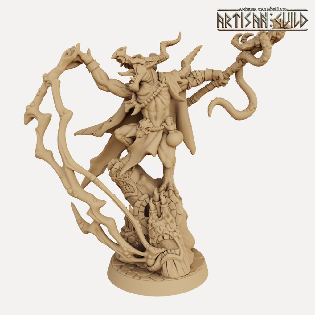 Kornutaaz the Plaguemancer - 3D Printed Miniature — Empire of Minis