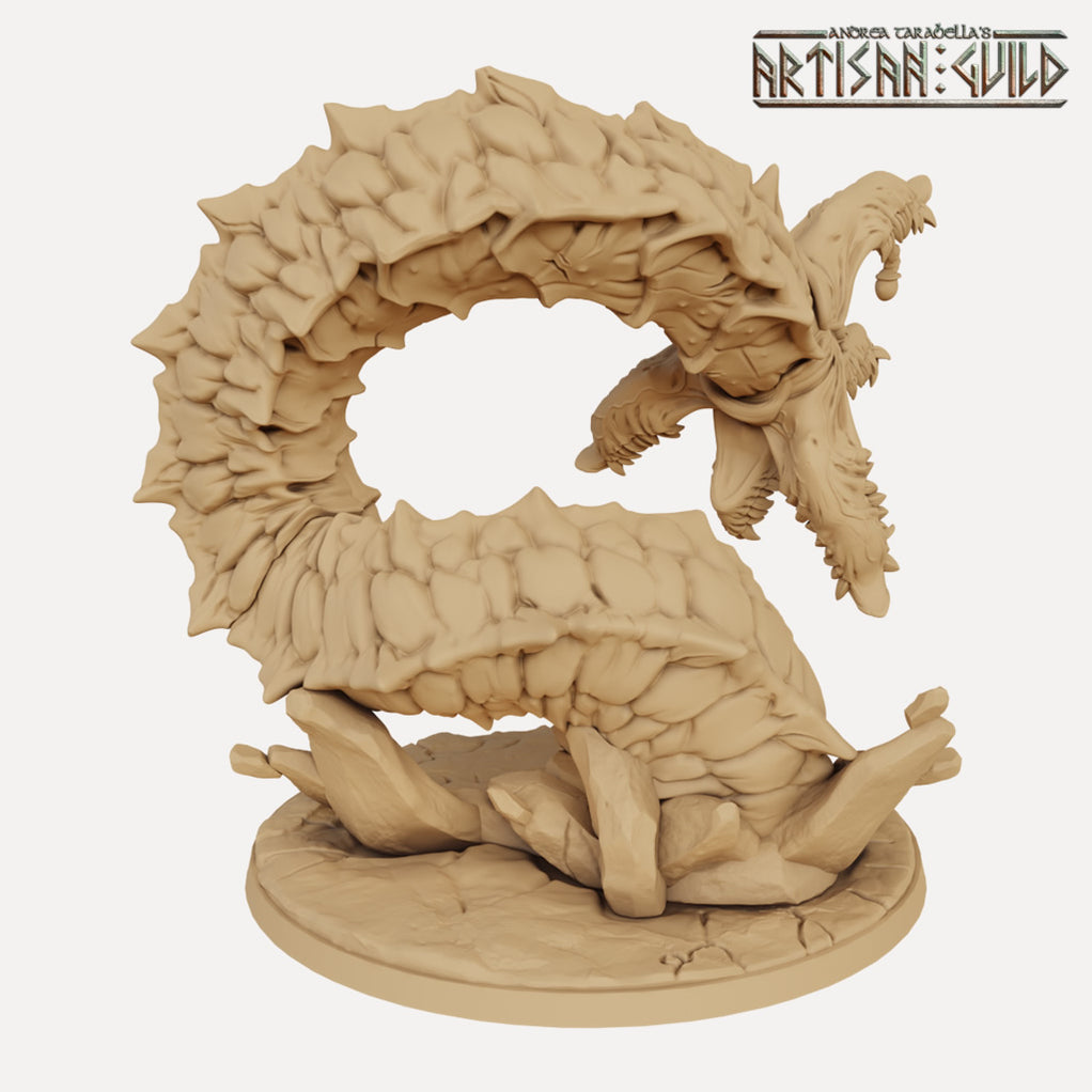 Plague Zeek Diggaz - Purple Worm - 3D Printed Miniature — Empire of Minis