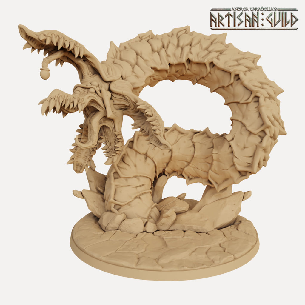 Plague Zeek Diggaz - Purple Worm - 3D Printed Miniature — Empire of Minis