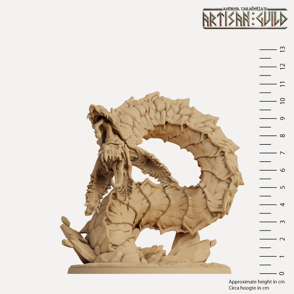 Plague Zeek Diggaz - Purple Worm - 3D Printed Miniature — Empire of Minis