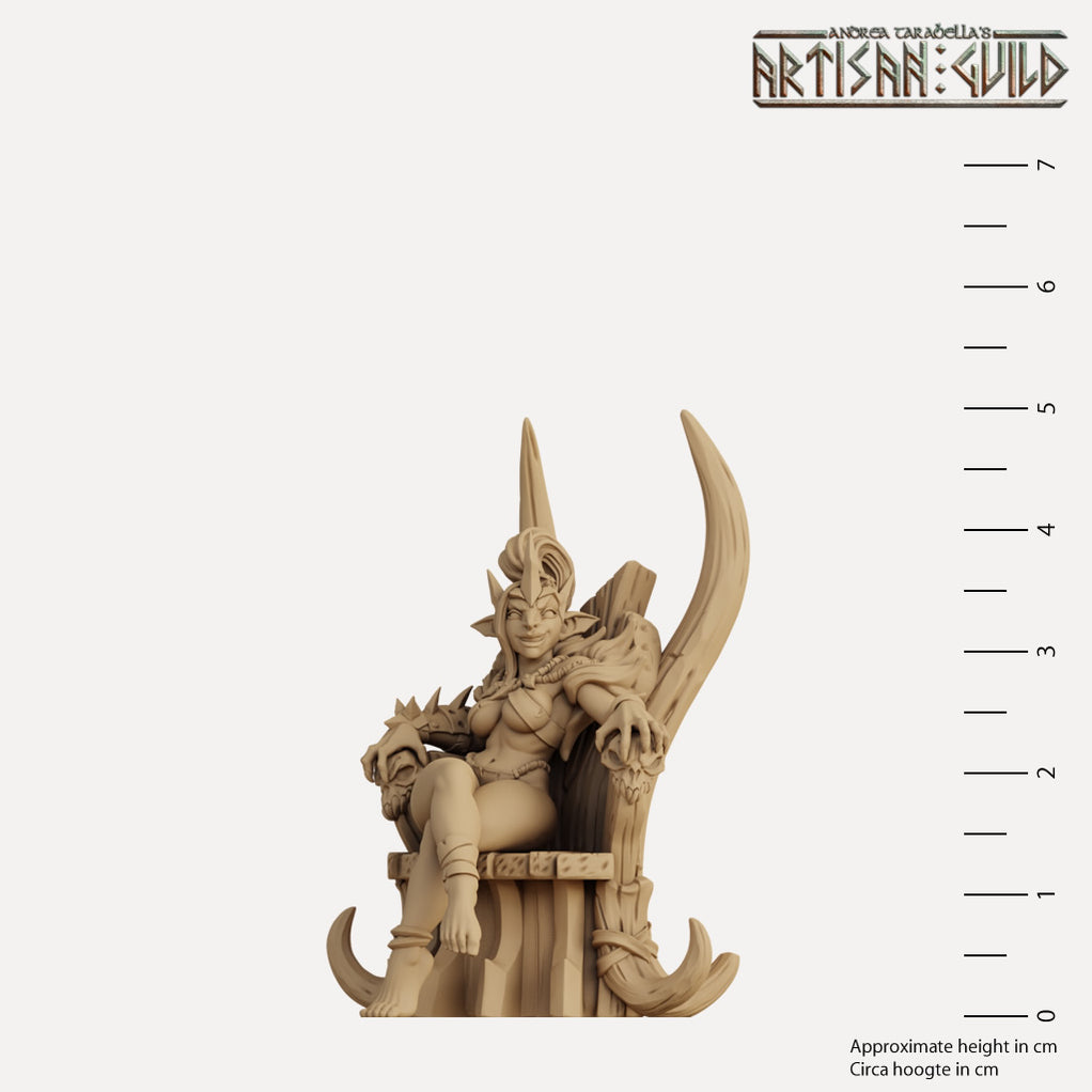 Trixia the Hobgoblin Queen (Pinup) - 3D Printed Miniature — Empire of Minis