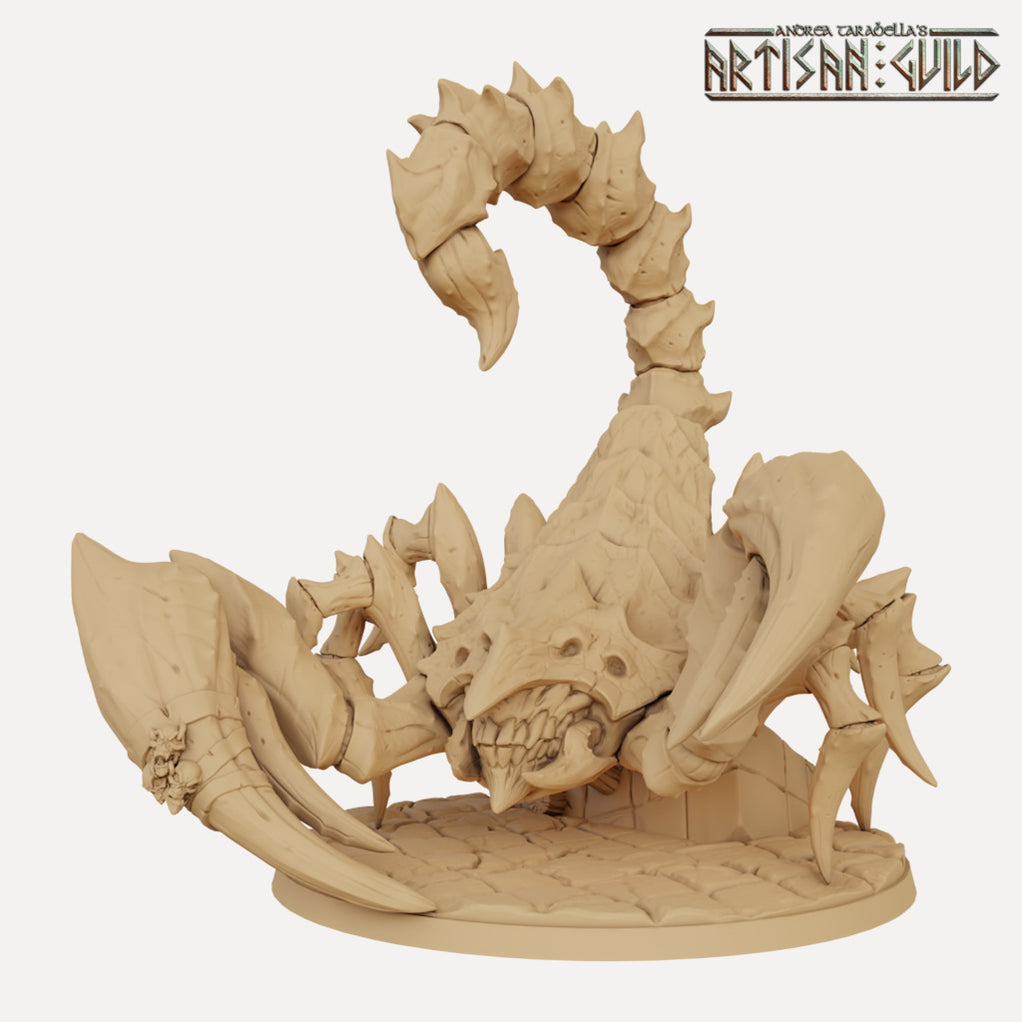 The Scorpid King - 3D Printed Miniature — Empire of Minis