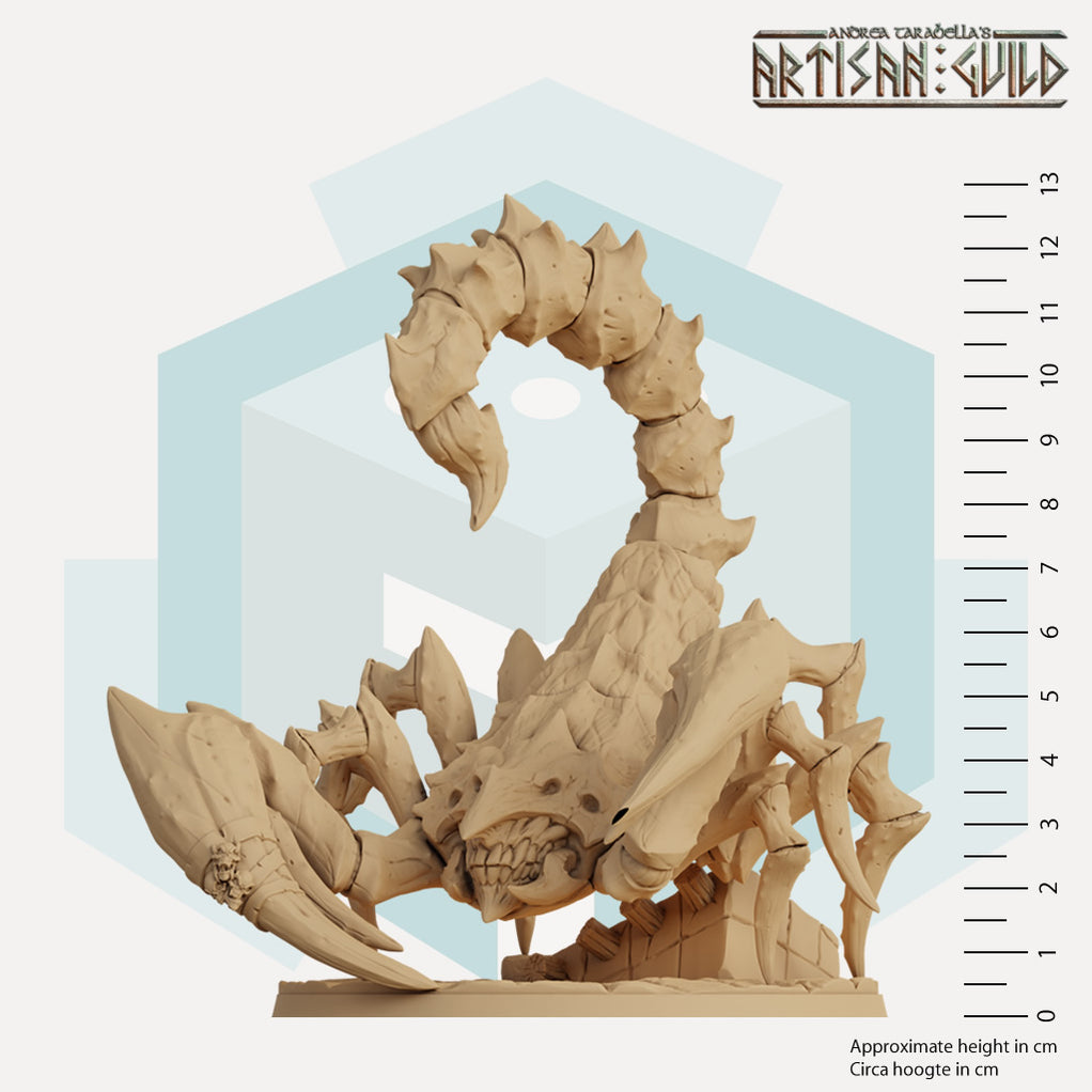 The Scorpid King - 3D Printed Miniature — Empire of Minis
