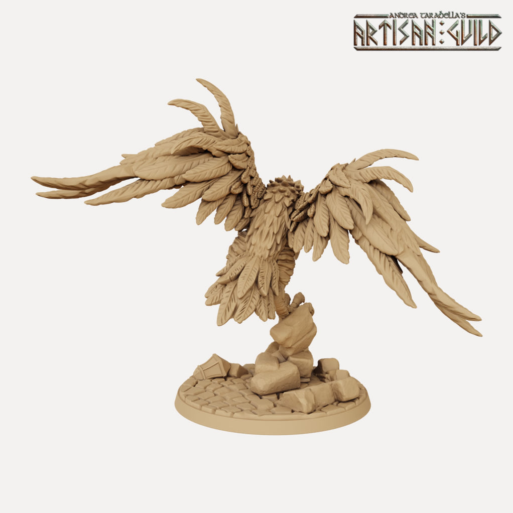 Shadowclaw the Dire Raven - 3D Printed Miniature — Empire of Minis