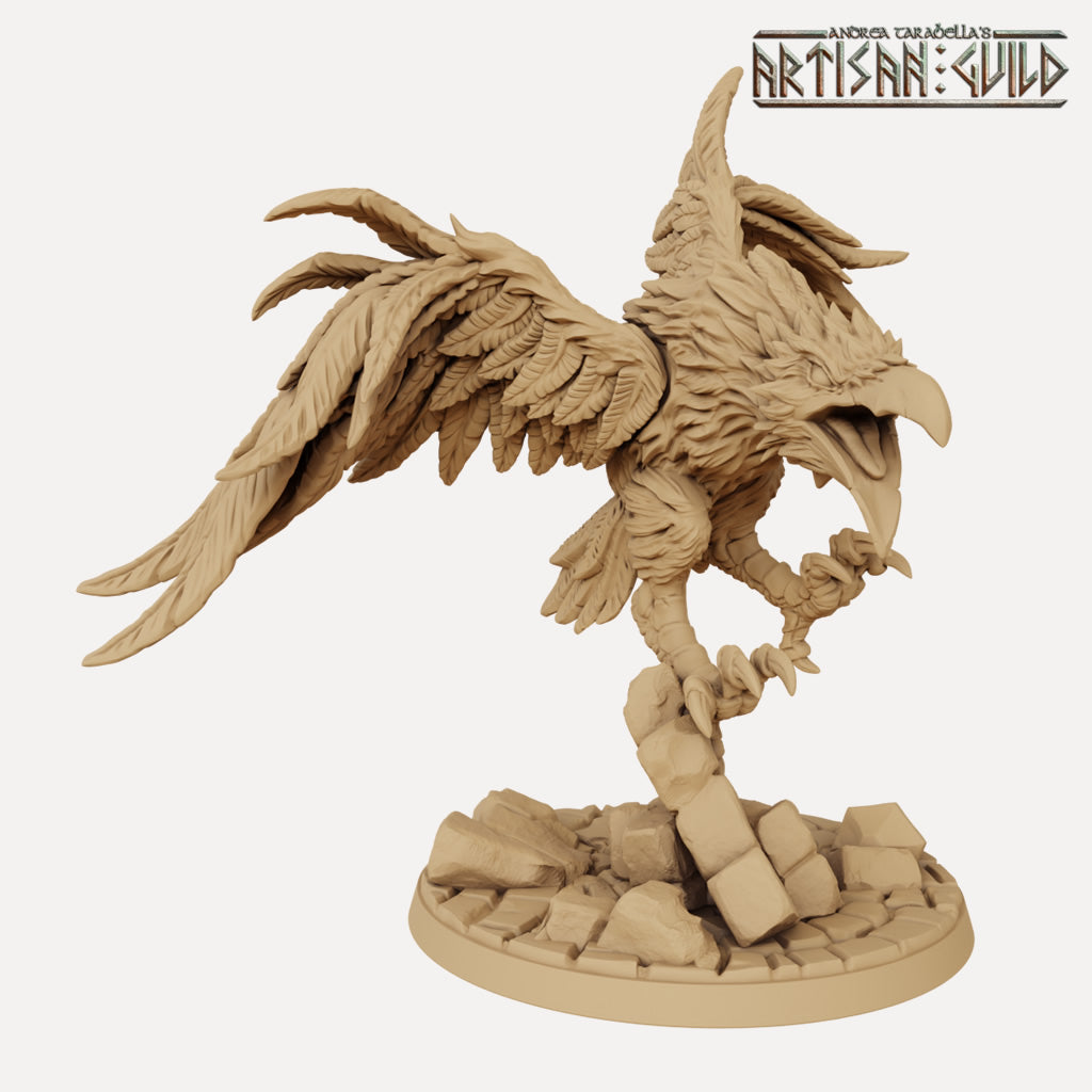 Shadowclaw the Dire Raven - 3D Printed Miniature — Empire of Minis