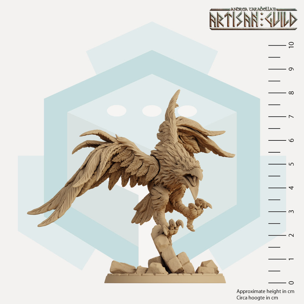 Shadowclaw the Dire Raven - 3D Printed Miniature — Empire of Minis