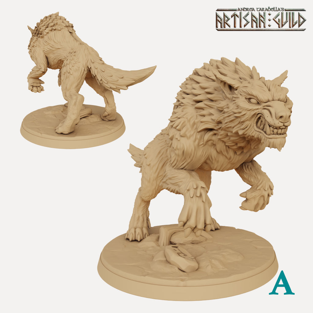 Giant Wolves - 3D Printed Miniatures — Empire of Minis
