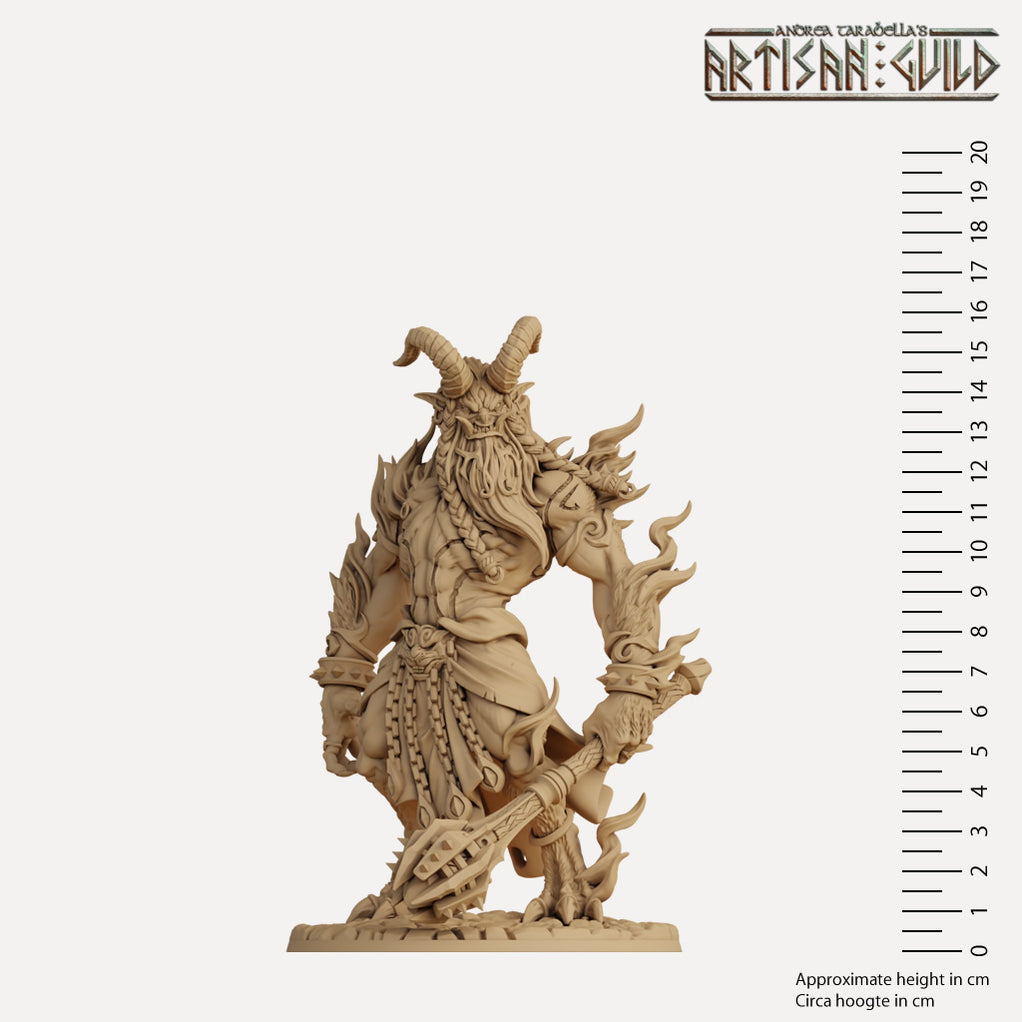 Ifrit, Monarch of Flames - 3D Printed Miniature — Empire of Minis