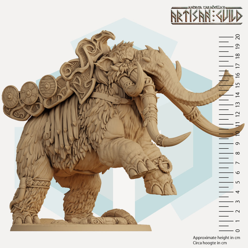 Skutagaard War Mammoth - 3D Printed Miniature — Empire of Minis