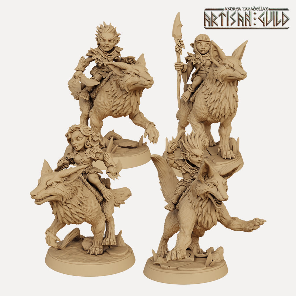 Lurikeen Fox Riders - 3D Printed Miniatures — Empire of Minis