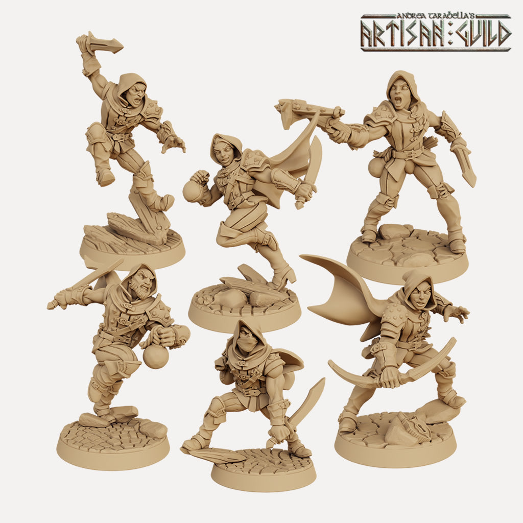 Adept Thieves (Hood) - 3D Printed Miniatures — Empire of Minis