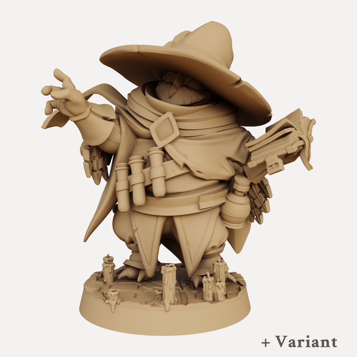 Myrren the Owlin Wizard - Miniature — Empire of Minis