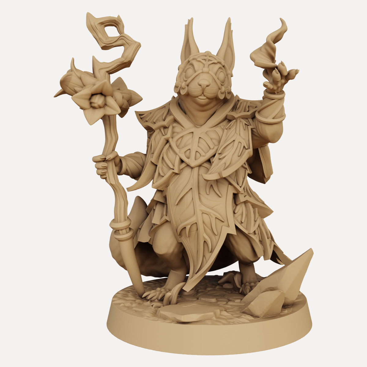 Liora the Squirrel Sorceress - Miniature — Empire of Minis