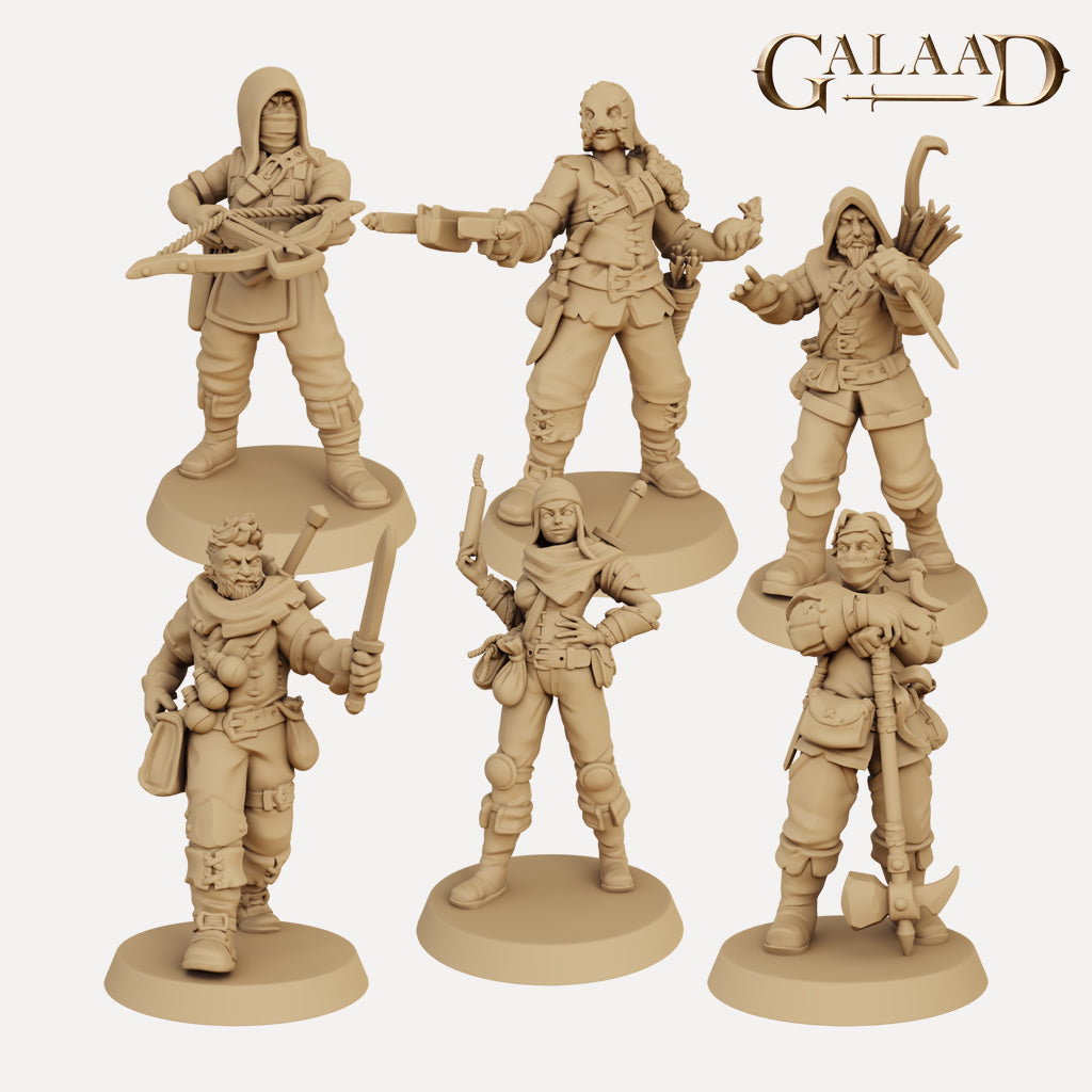 Bandits - 3D Printed Miniatures — Empire of Minis