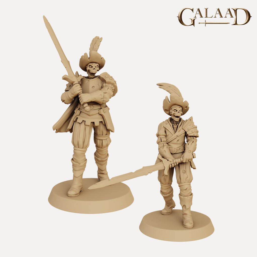Cursed Spanish Mercenaries - 3D Printed Miniatures — Empire of Minis