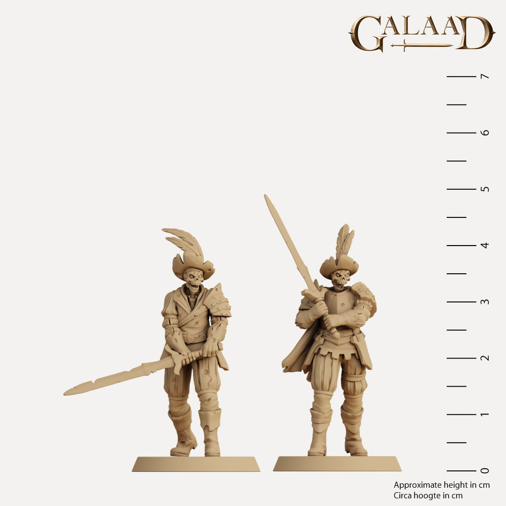 Cursed Spanish Mercenaries - 3D Printed Miniatures — Empire of Minis