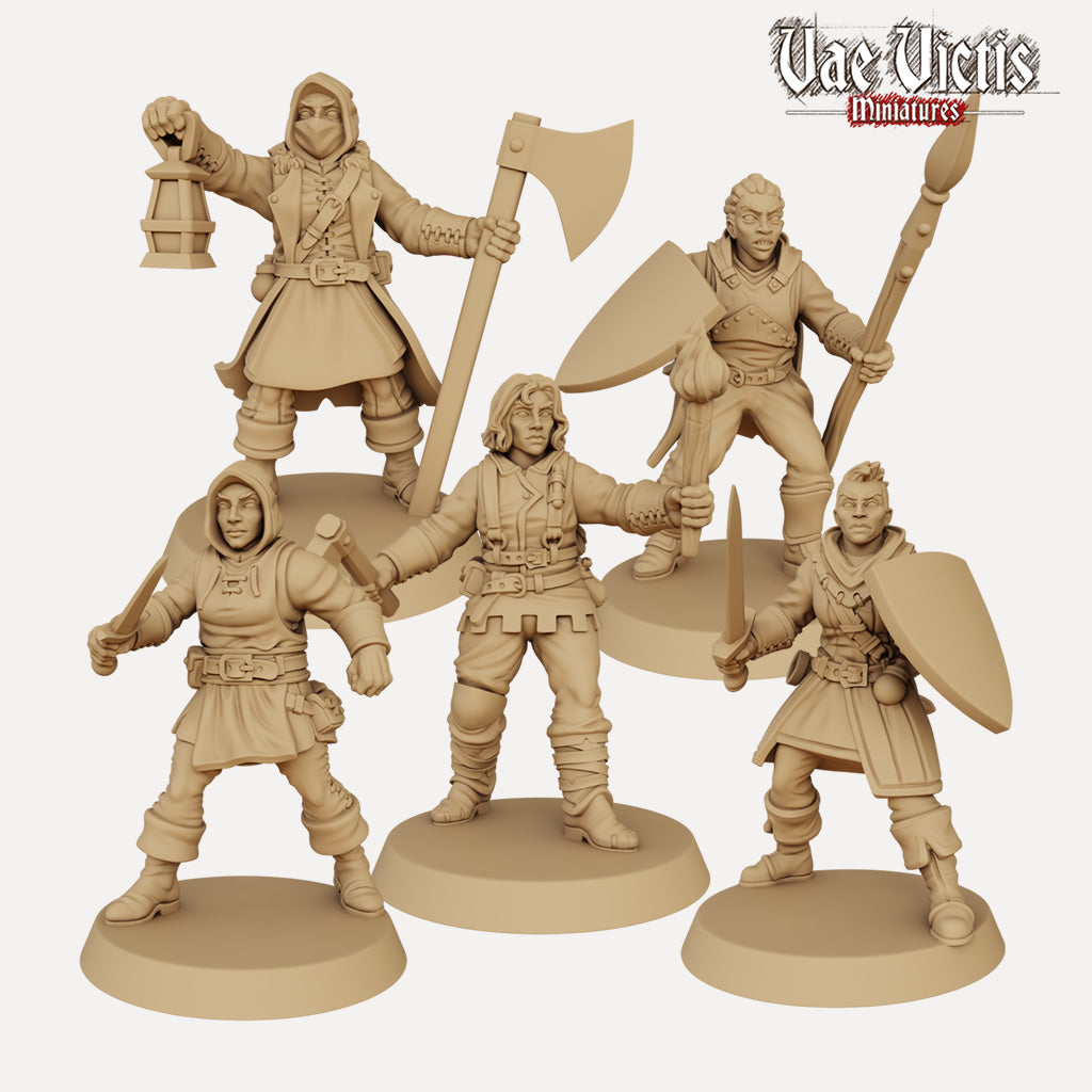 Female Mercenaries - 3D Printed Miniatures — Empire of Minis