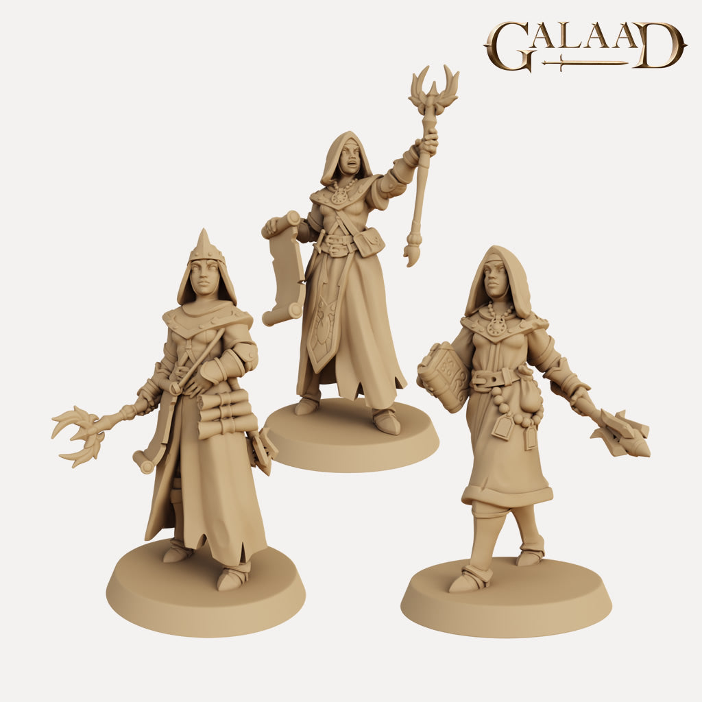 Female Clerics - 3D Printed Miniatures — Empire of Minis