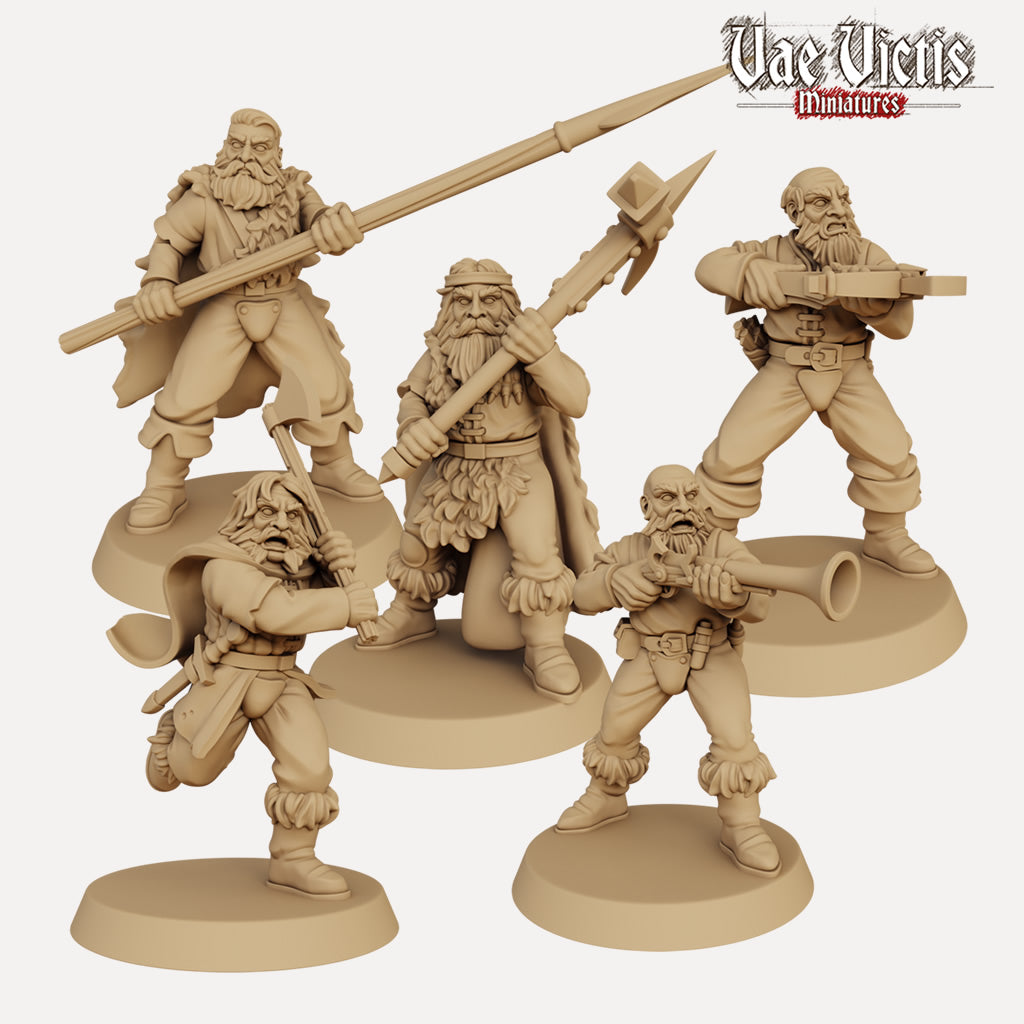 Northern Mercenaries - 3D Printed Miniatures — Empire of Minis