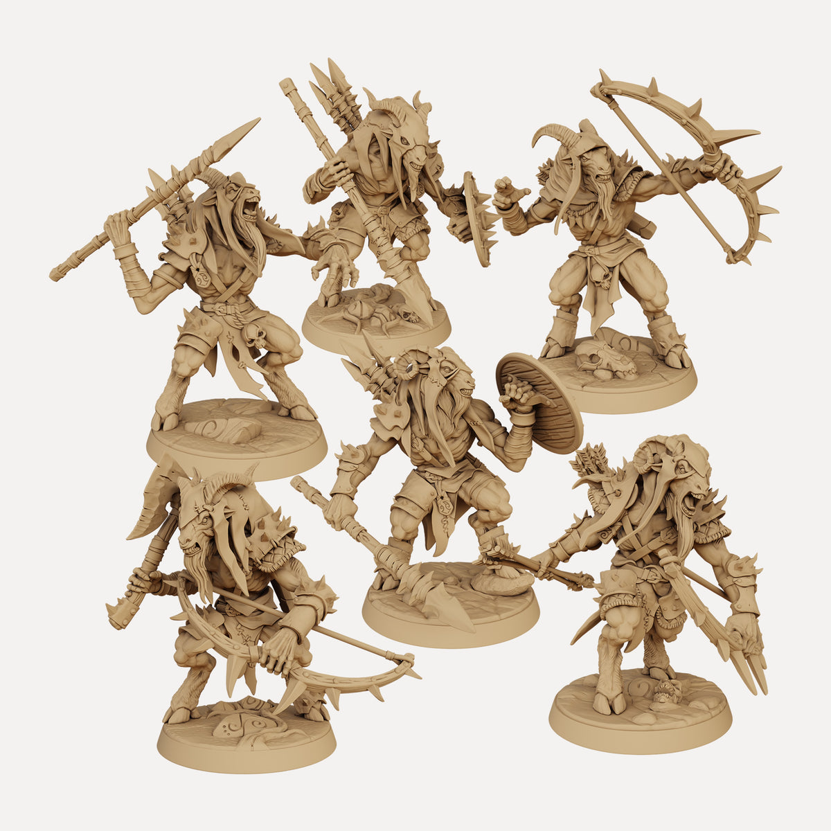 Gobor Warriors (Hood) - Miniatures — Empire of Minis