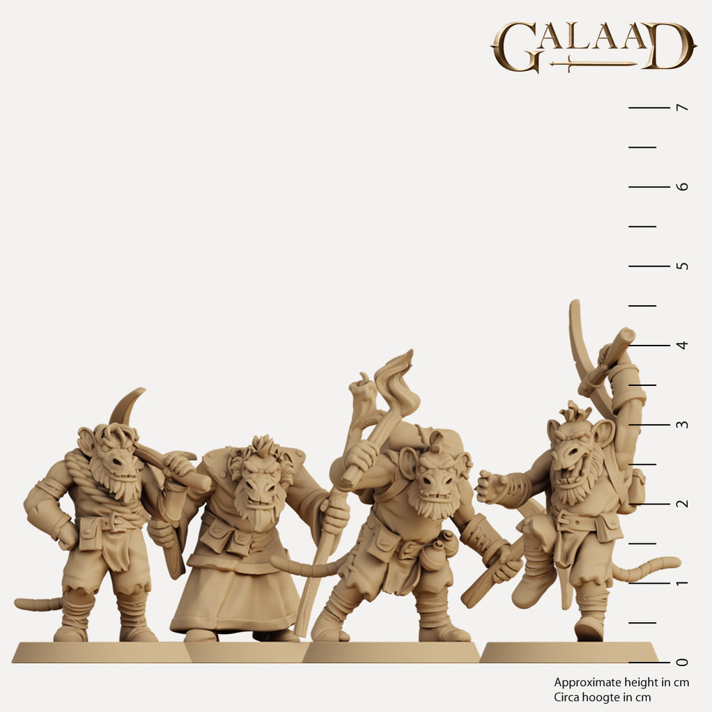 Mining Kobolds - 3D Printed Miniatures — Empire of Minis