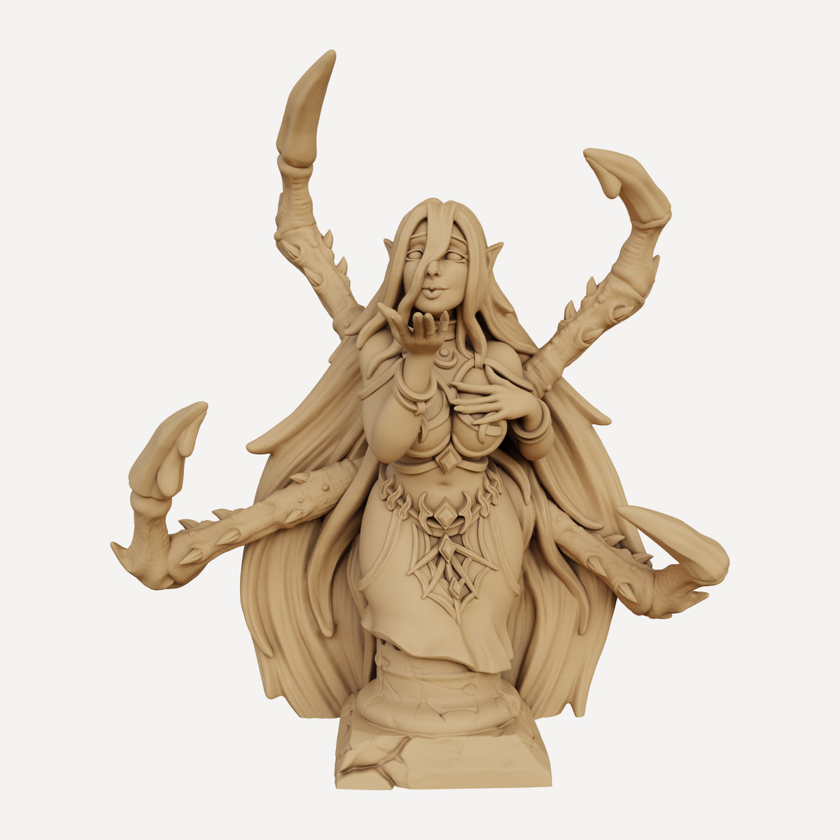 Lyandra Sil’theryn - Dark Elf, Drow - Bust — Empire of Minis