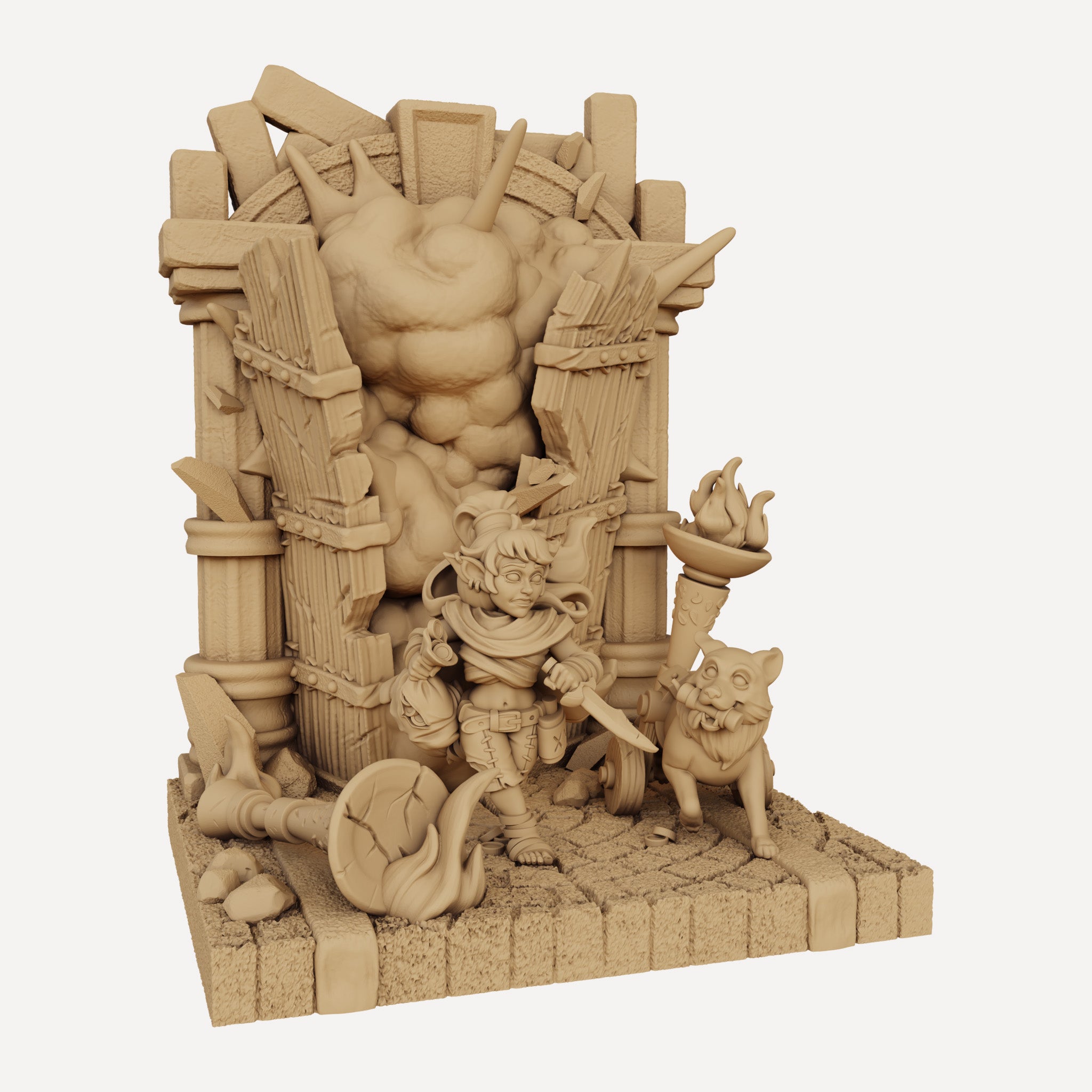 Mini-Dioramas - Small Pre-made Dioramas - Empire of Minis