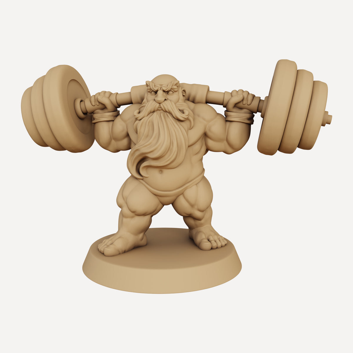 Herseck Hillbuckle - Dwarf Strongman - Miniature — Empire of Minis
