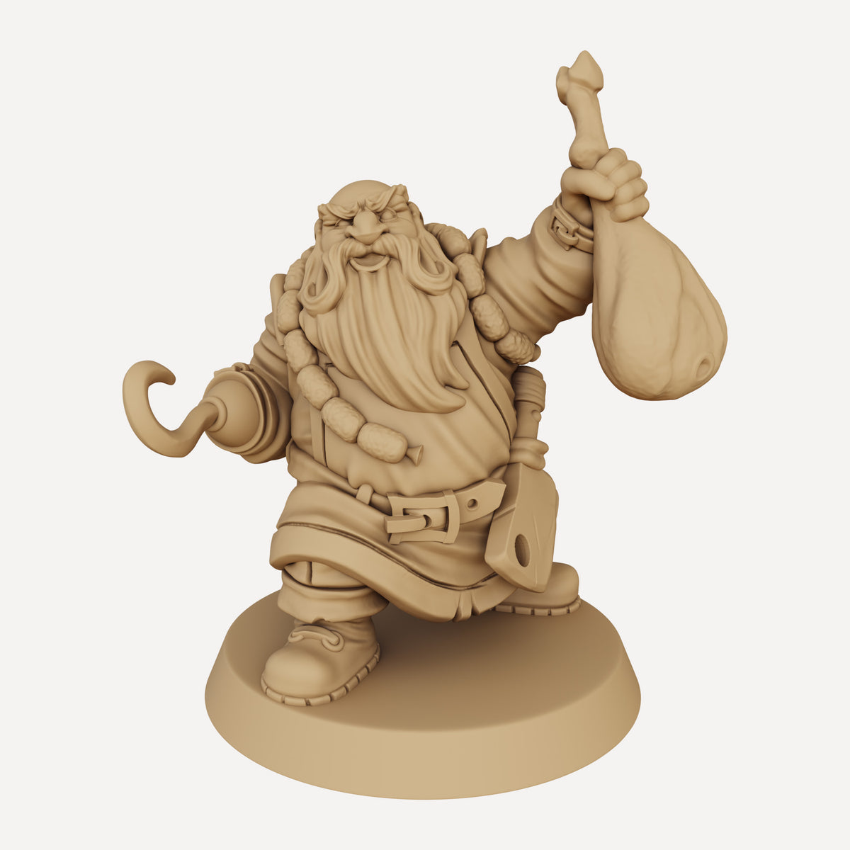 Ungart Bonecutter - Dwarf Butcher - Miniature — Empire of Minis