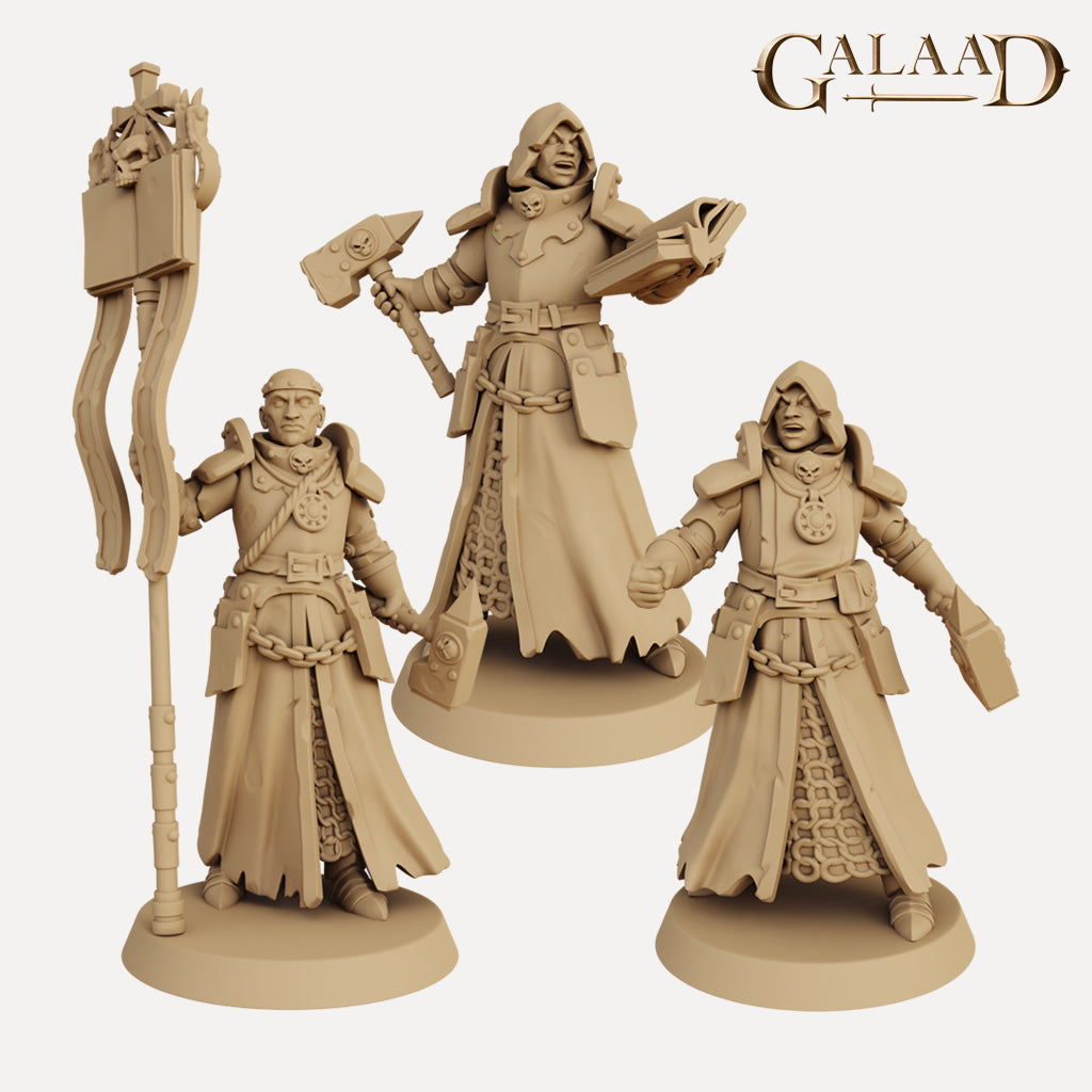 Male Clerics - 3D Printed Miniatures — Empire of Minis