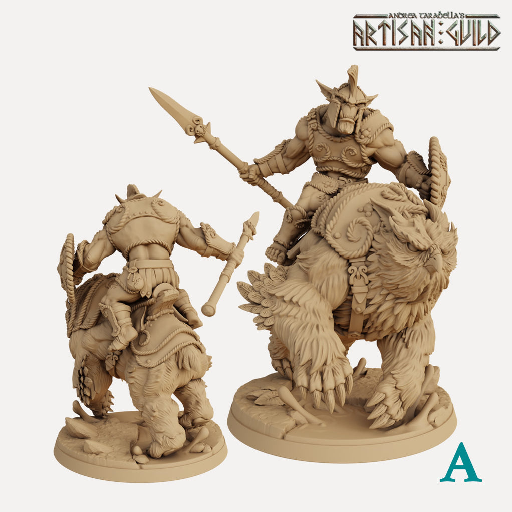 Nightmauler Riders (Helmet) - 3D Printed Miniatures — Empire of Minis