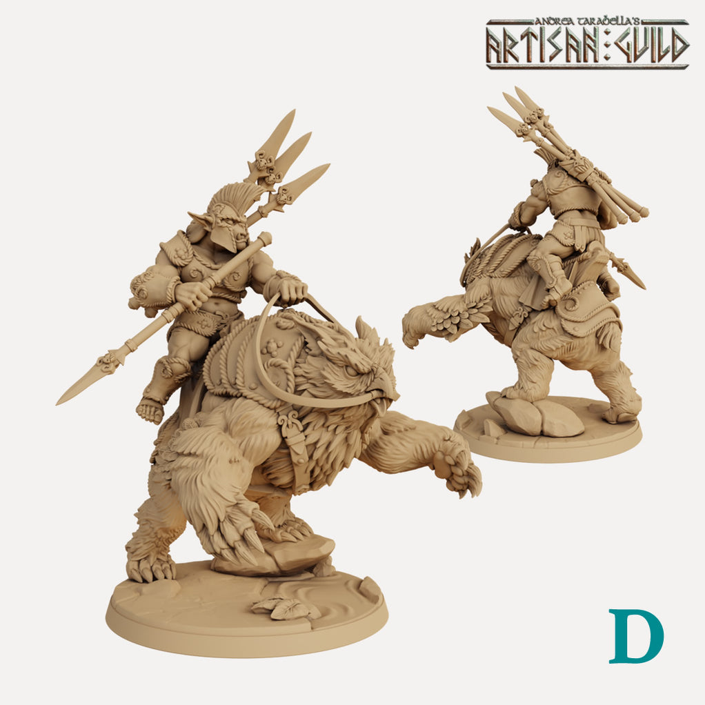 Nightmauler Riders (Helmet) - 3D Printed Miniatures — Empire of Minis