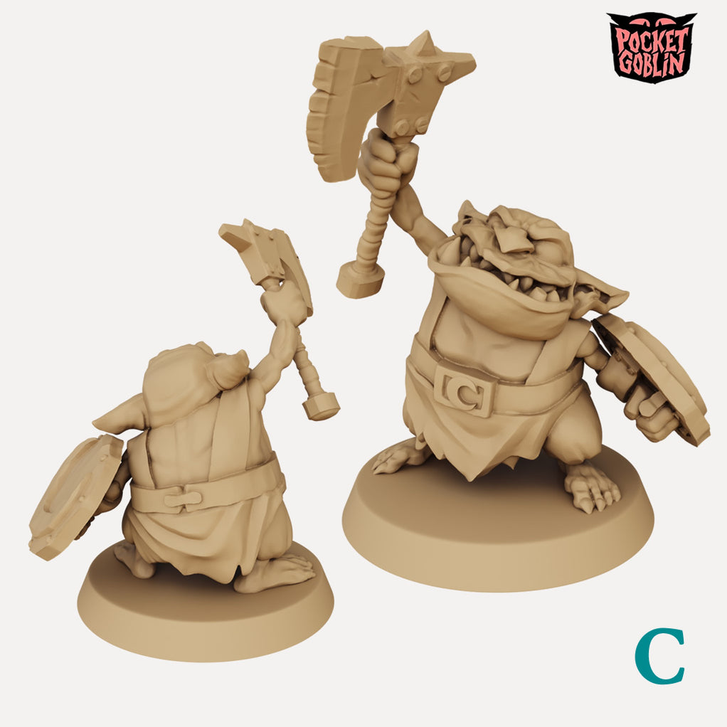 Goblin Fighter Warband - 3D Printed Miniatures — Empire of Minis
