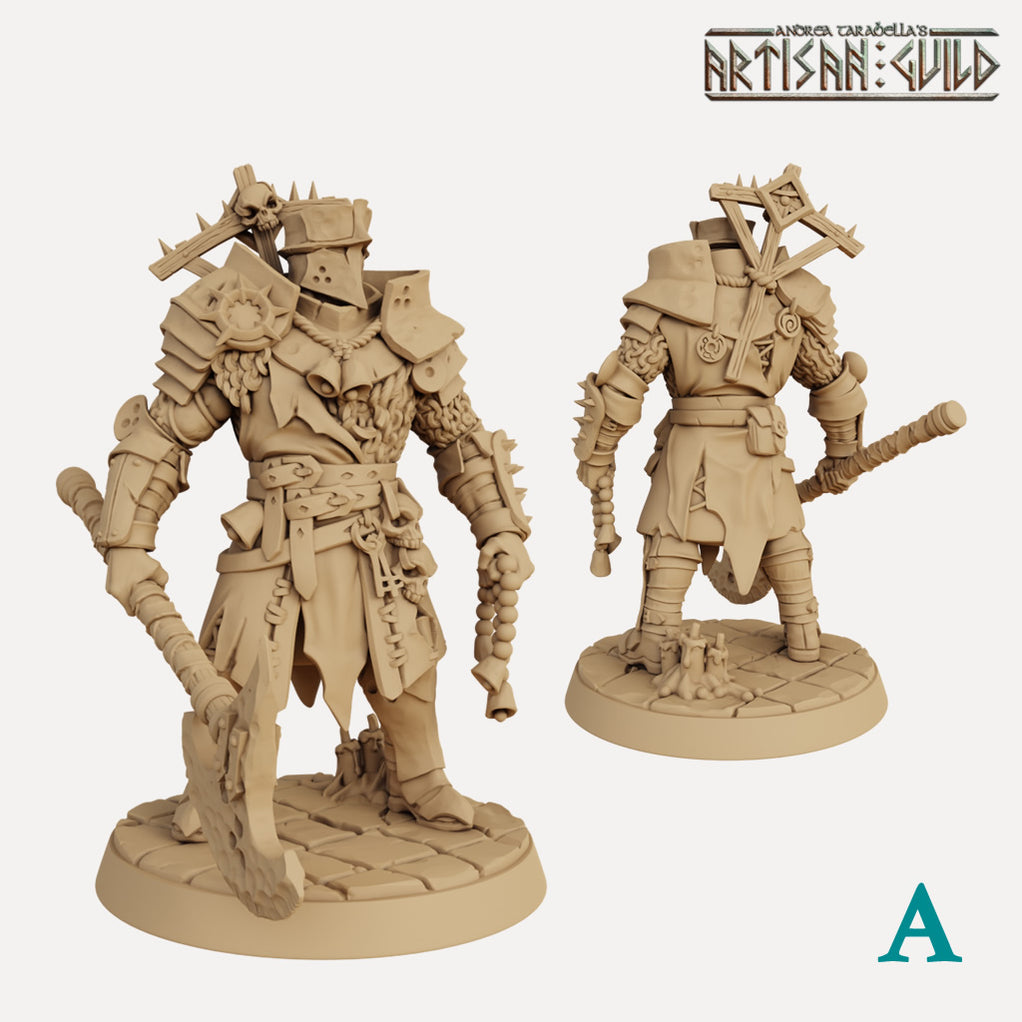 Plague Knights (Helmet) - 3D Printed Miniatures — Empire of Minis