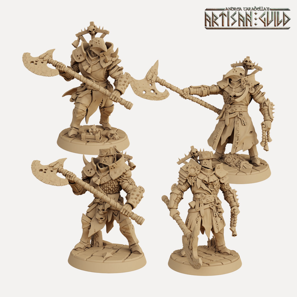 Plague Knights (Helmet) - 3D Printed Miniatures — Empire of Minis
