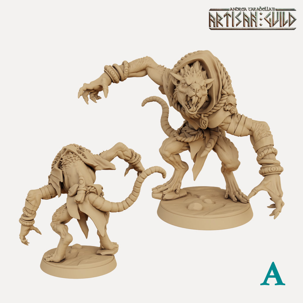Sandfang Ratkin Brutes - 3D Printed Miniatures — Empire of Minis