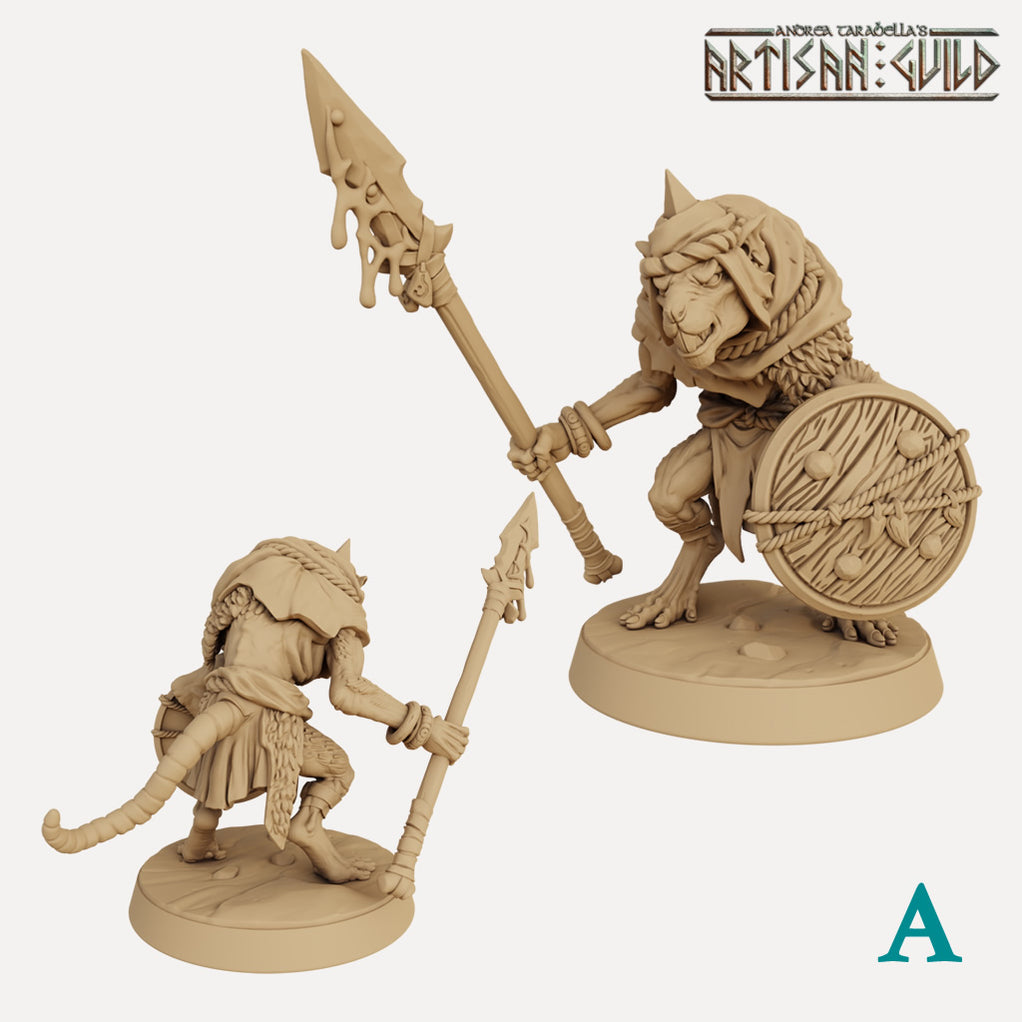 Sandfang Ratkin (Hood) - 3D Printed Miniatures — Empire of Minis