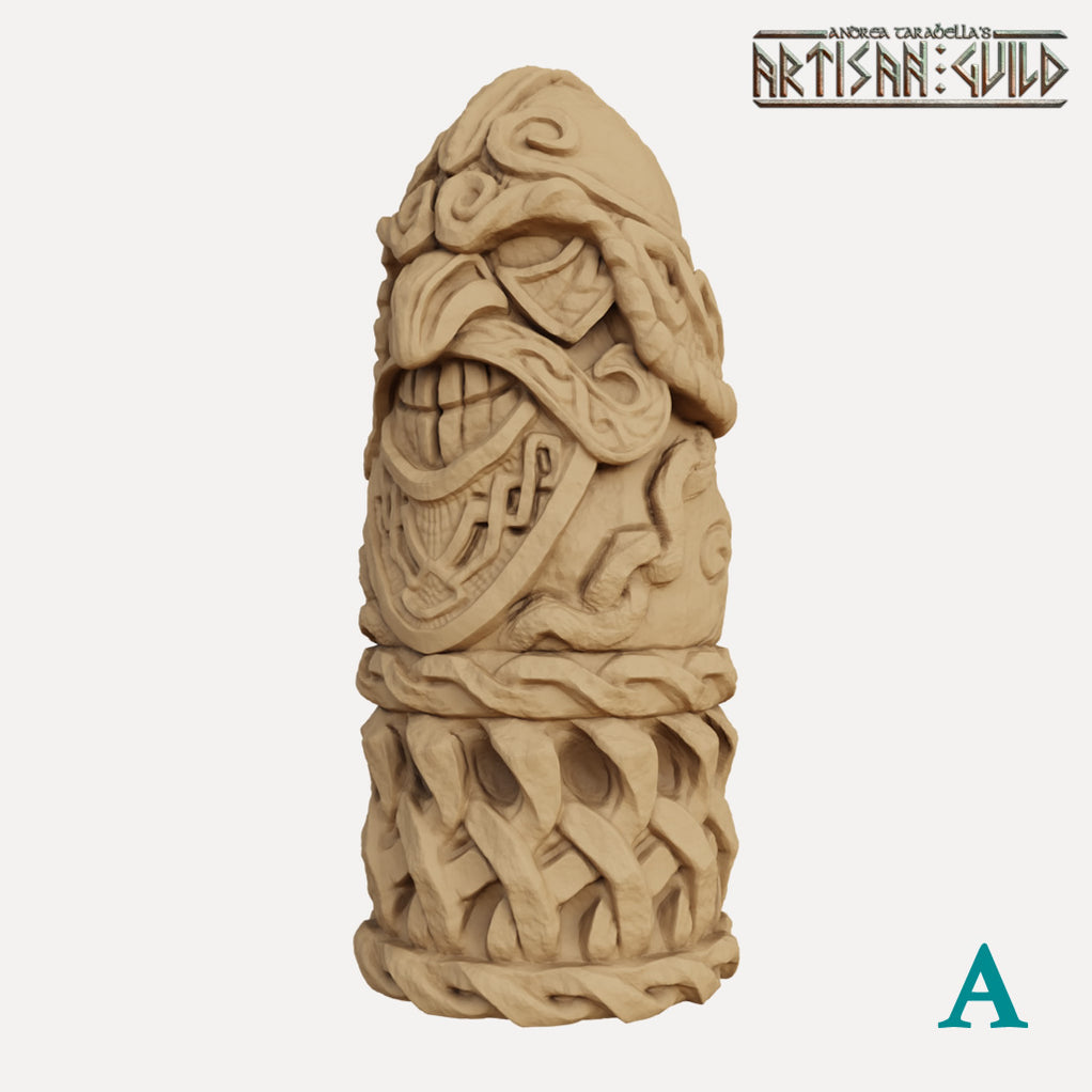 Dwarven Stone Idol (Large) - 3D Printed Miniatures — Empire of Minis
