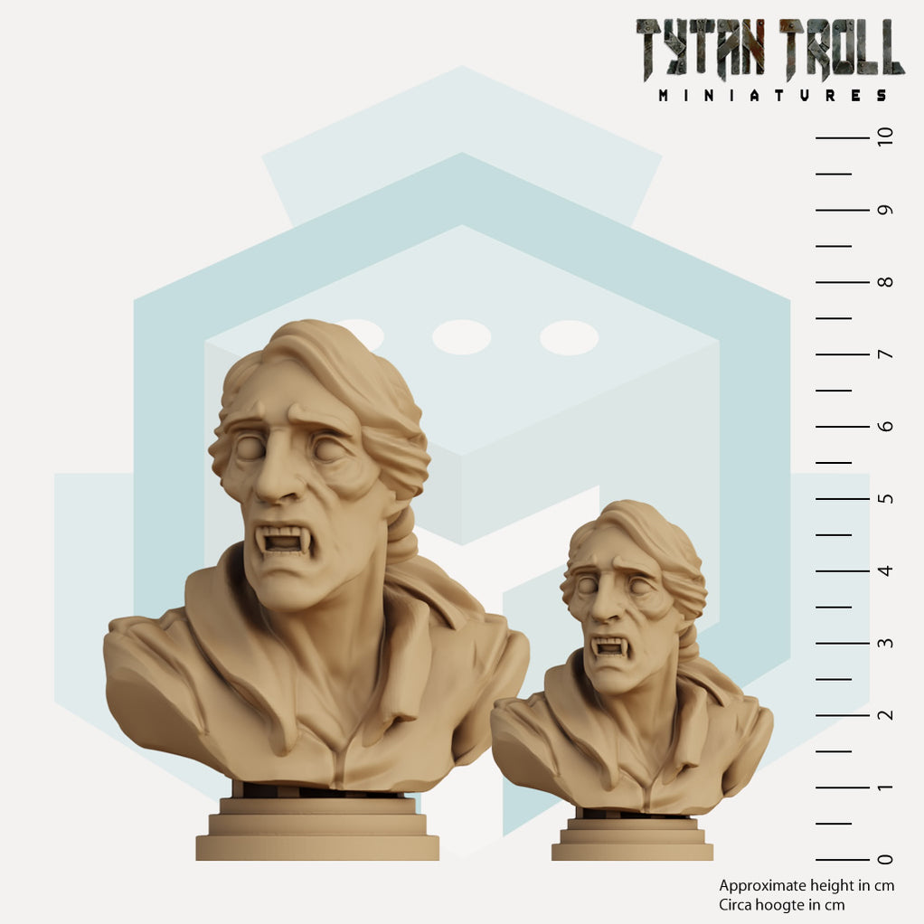 Doru (Curse of Strahd) - 3D Printed Bust — Empire of Minis