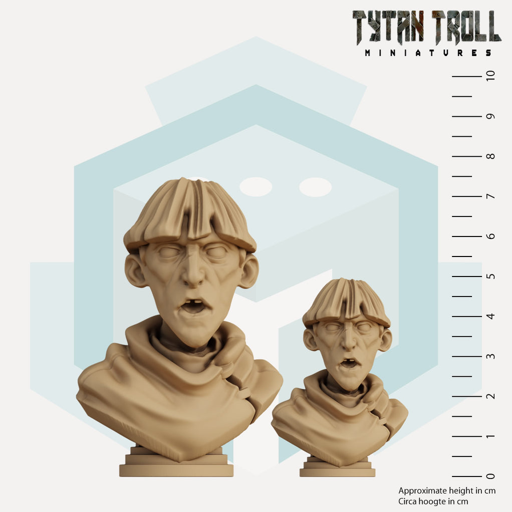 Milivoj (Curse of Strahd) - 3D Printed Bust — Empire of Minis
