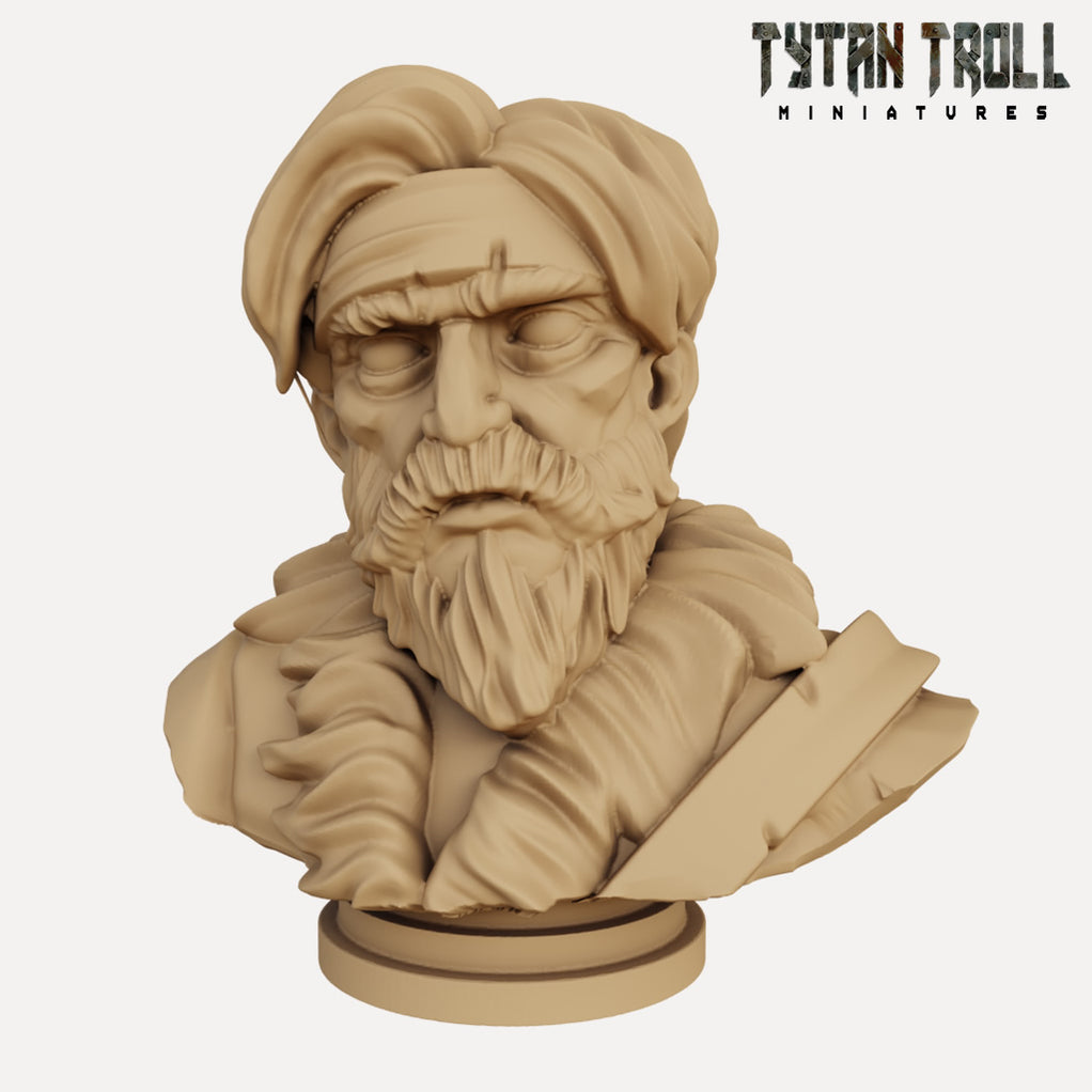 Yevgeni (Curse of Strahd) - 3D Printed Bust — Empire of Minis