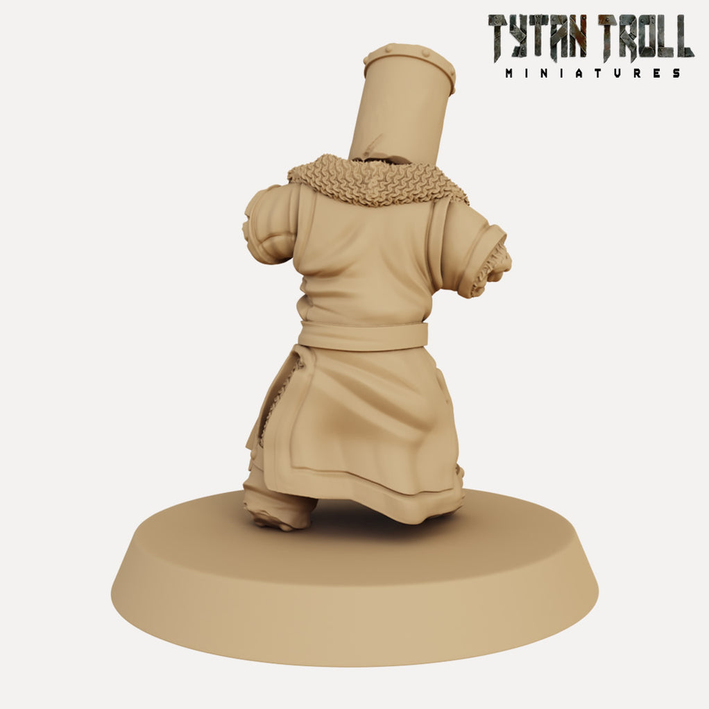 Black Knight (Fleshwound) (Monty Python) - 3D Printed Miniature ...