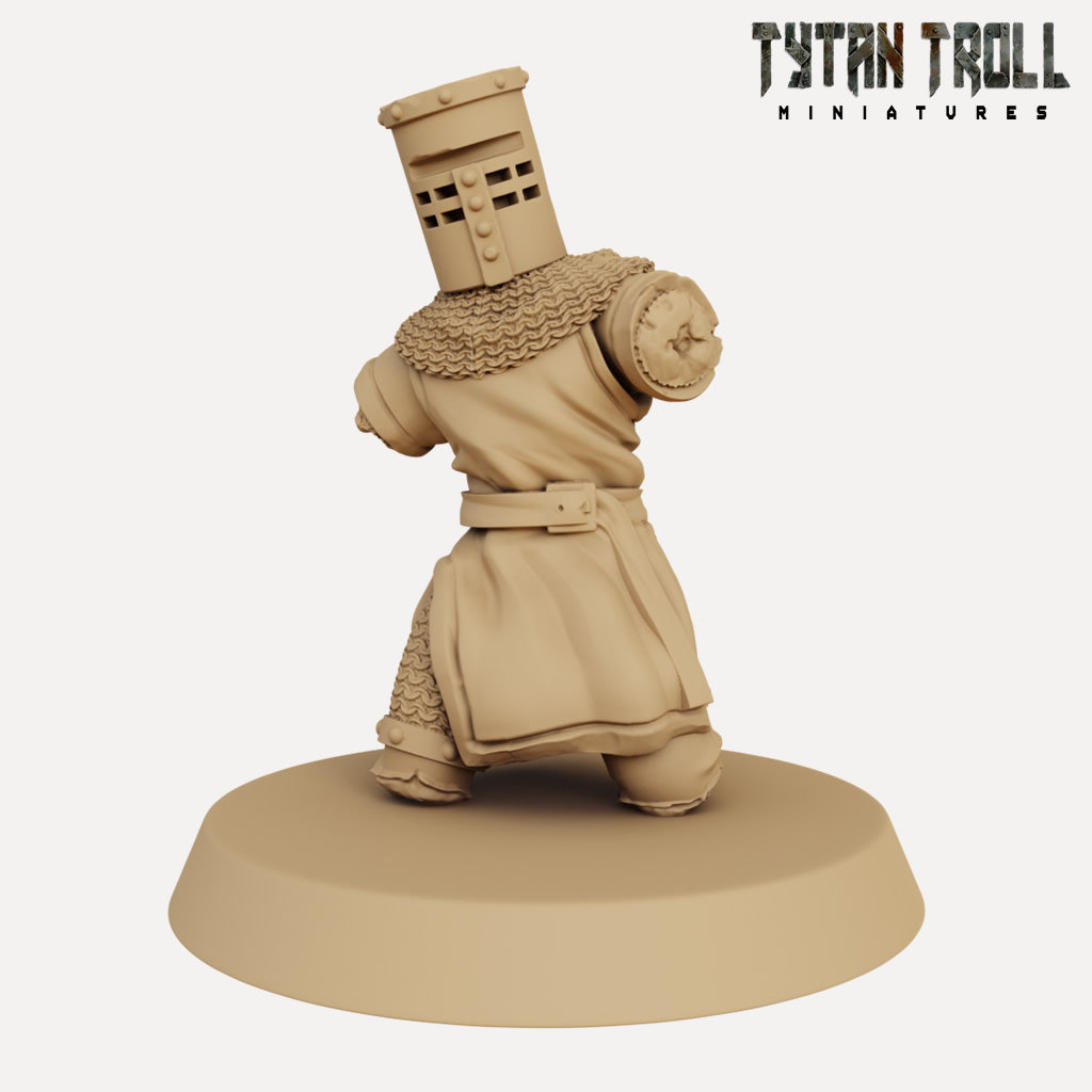 Black Knight (Fleshwound) (Monty Python) - 3D Printed Miniature ...