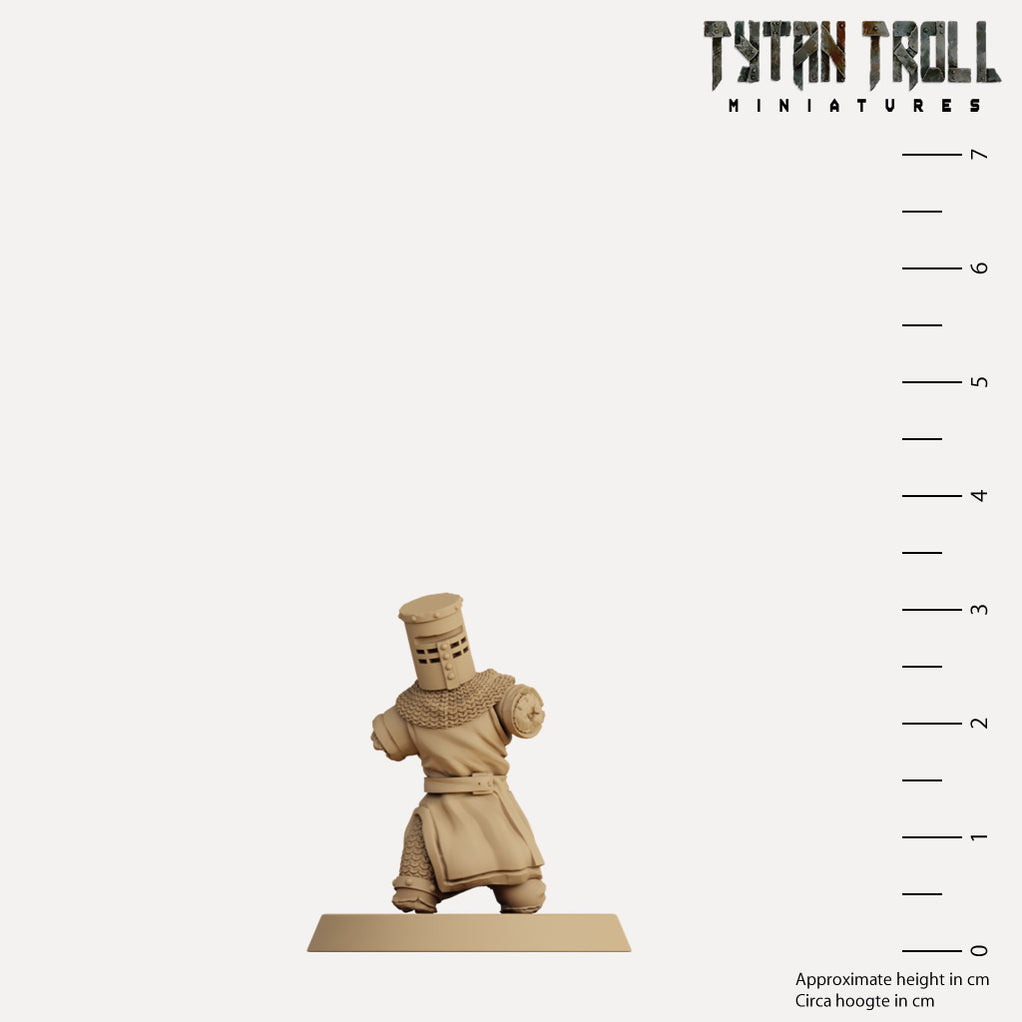Black Knight (Fleshwound) (Monty Python) - 3D Printed Miniature ...
