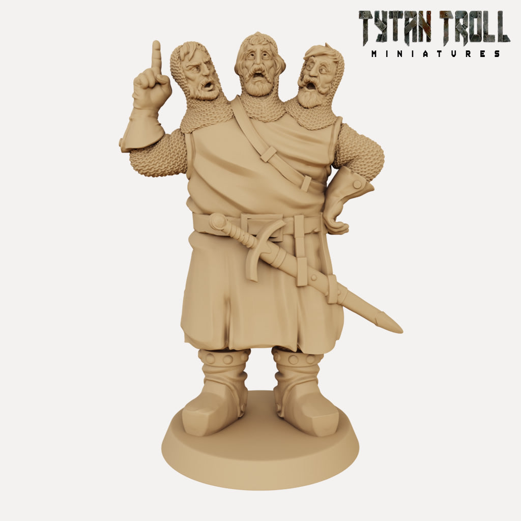 Three Headed Giant (Monty Python) - 3D Printed Miniature — Empire of Minis