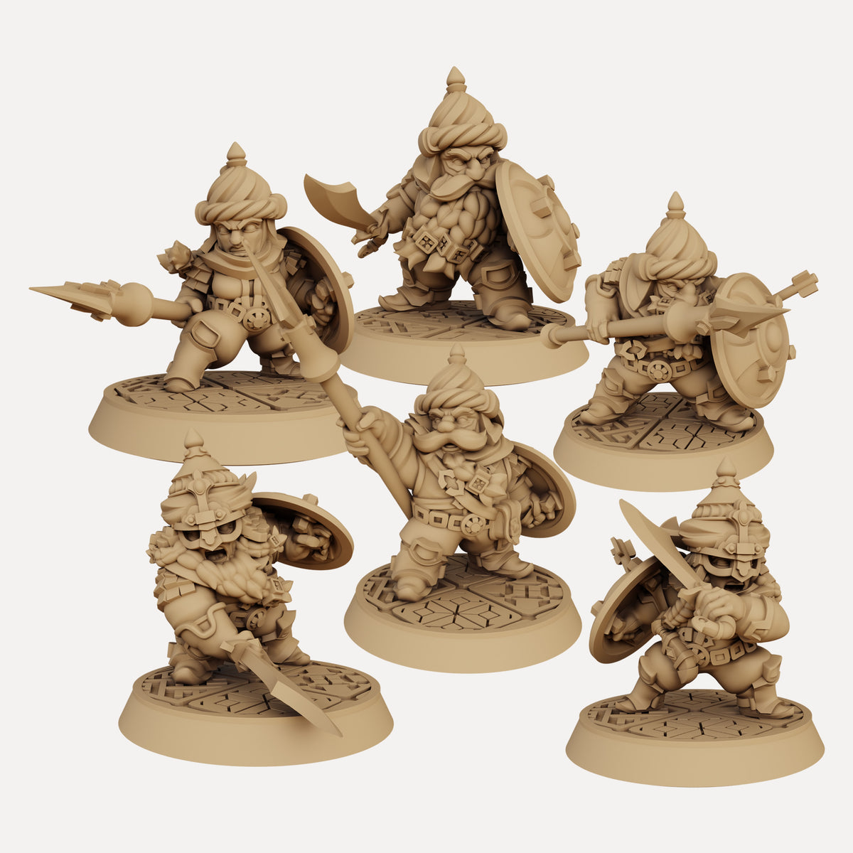 Dwarven Guards - Miniatures — Empire of Minis