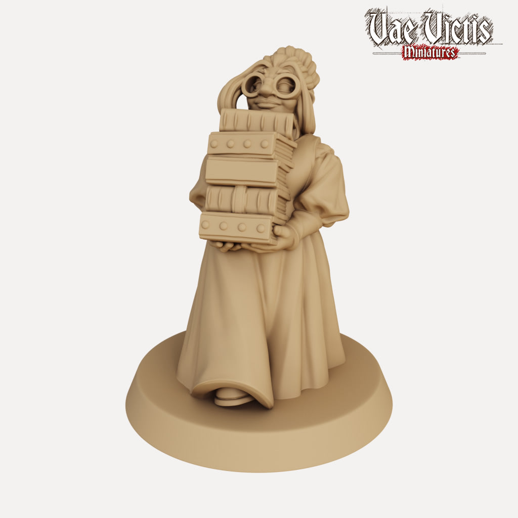 Sif the Dwarf Librarian - 3D Printed Miniature — Empire of Minis