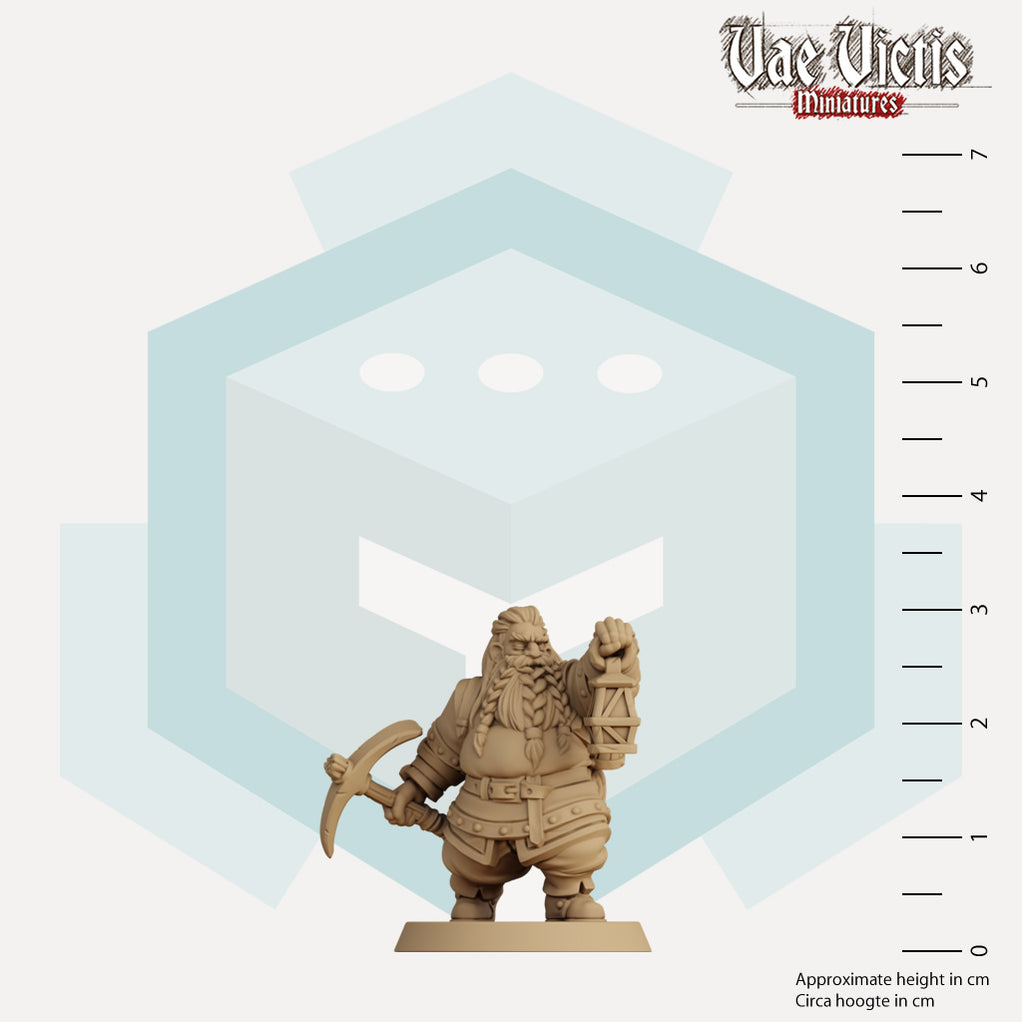 Gorim the Dwarf Explorer - 3D Printed Miniature — Empire of Minis